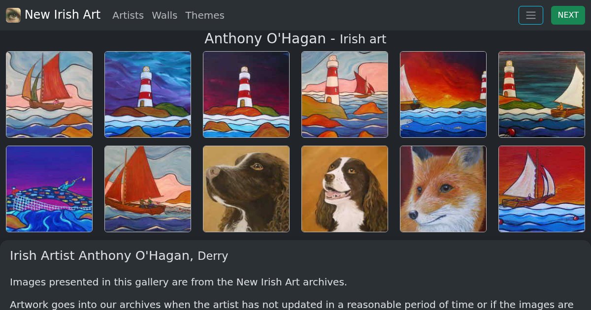 Irish Artist | Anthony O'Hagan, Derry