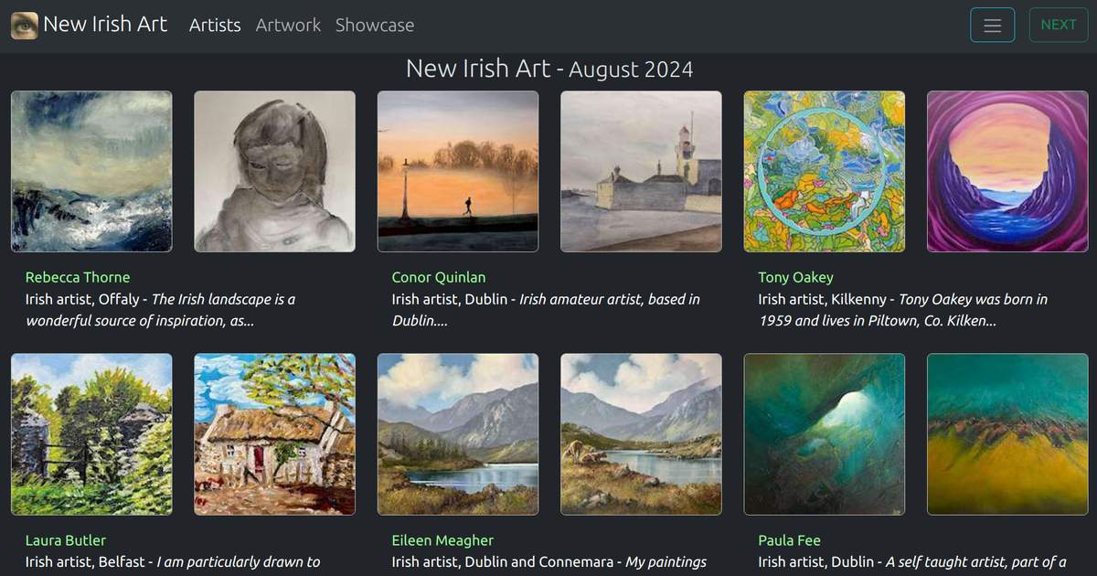 New Irish Art, The Open Platform for Artists