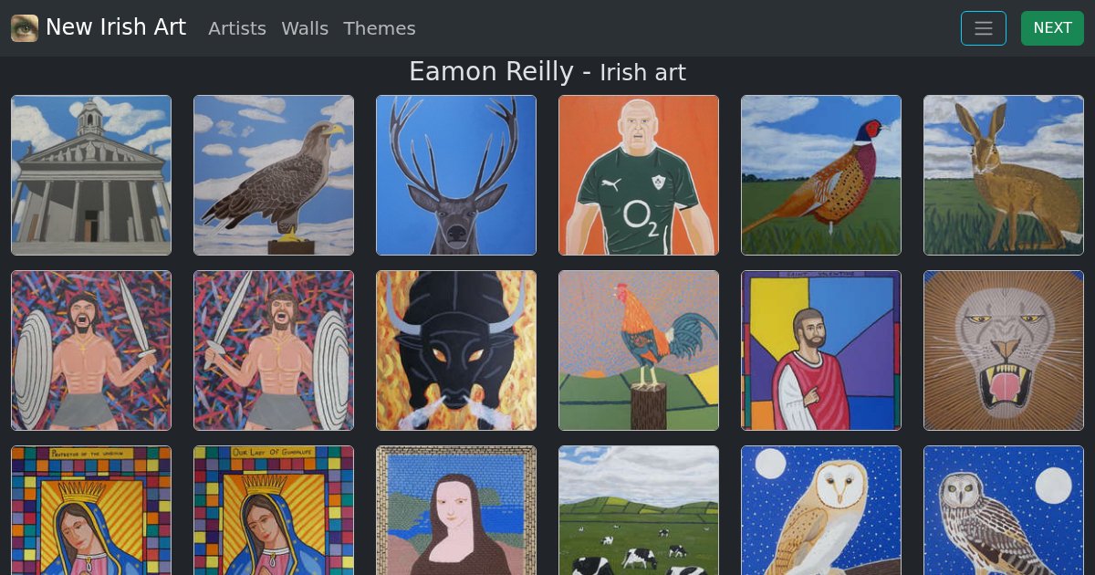 Irish Artist | Eamon Reilly, Westmeath