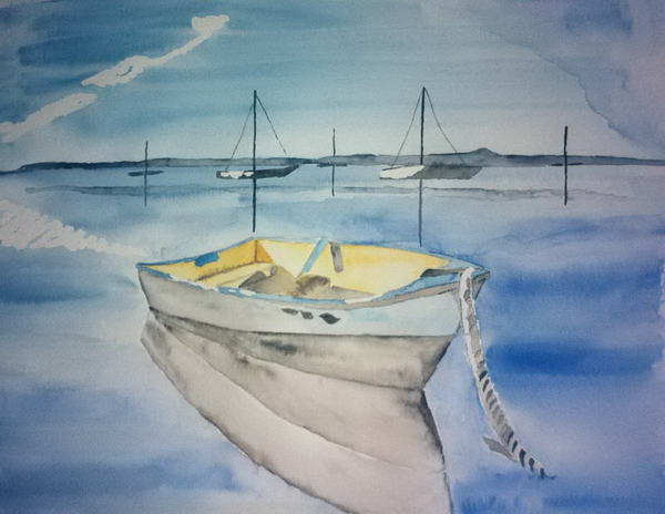 Irish art - Mooring by Eva-Marie Ason