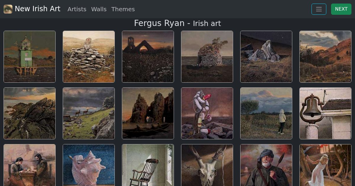 Irish Artist | Fergus Ryan, Dublin