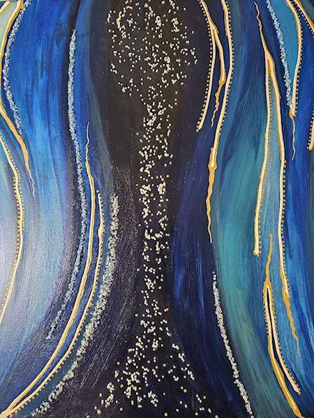 Irish Art | The Escape of The Soul,Acrylic by Huda Ghoul