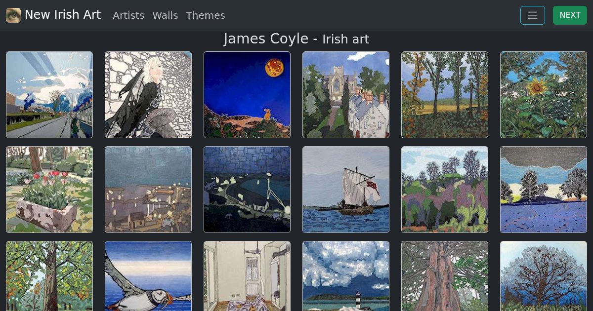 Irish Artist | James Coyle, Rathlin Island
