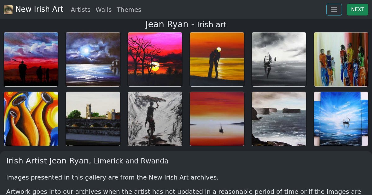 Irish Artist | Jean Ryan, Limerick and Rwanda