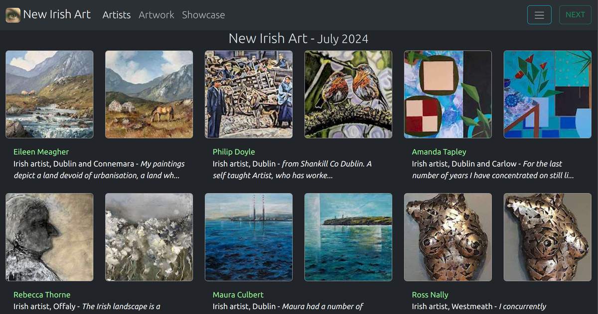 New Irish Art, The Open Platform for Artists