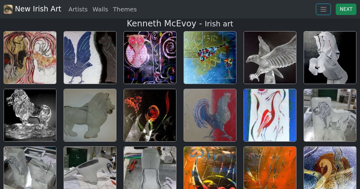 Irish Artist | Kenneth McEvoy's Online Gallery