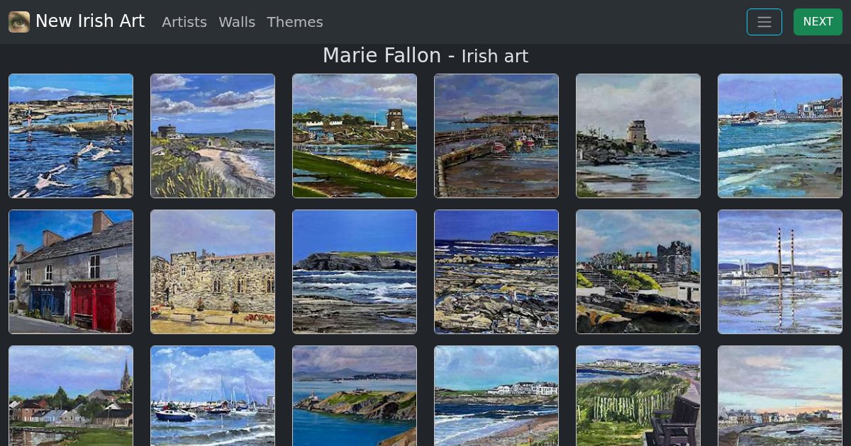 Irish Artist | Marie Fallon, Dublin