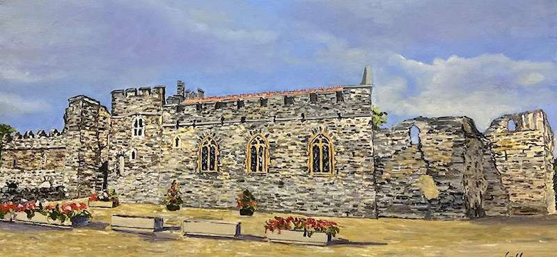 Irish Art | Swords Castle by Marie Fallon