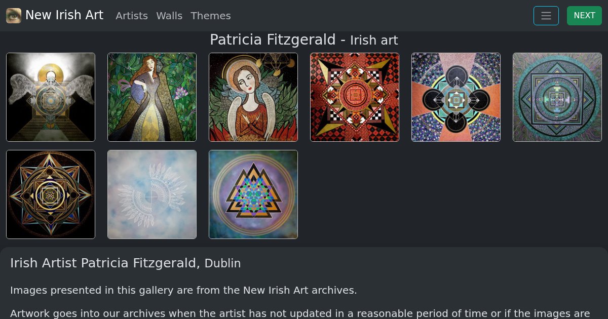 Irish Artist | Patricia Fitzgerald, Dublin