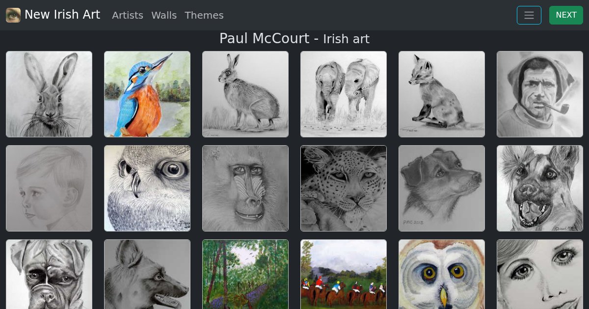 Northern Ireland Artist | Paul McCourt, Antrim