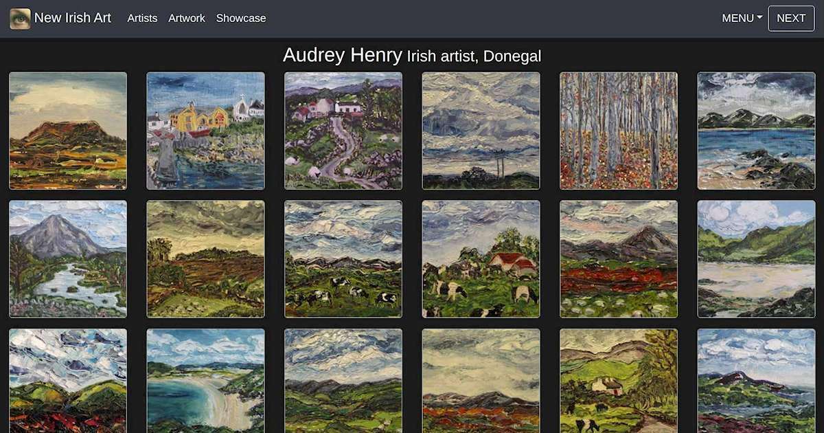 Irish artist - Audrey Henry - Donegal