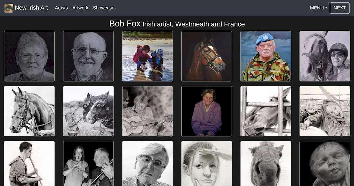 Irish artist - Bob Fox - Westmeath and France