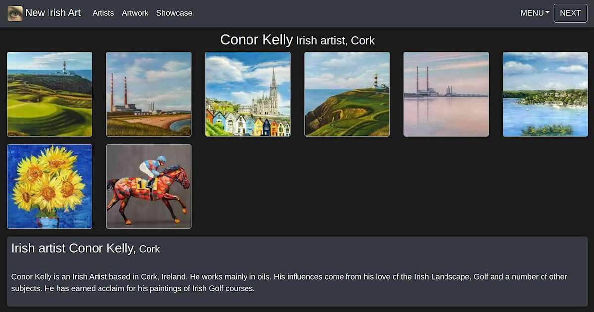 Irish artist - Conor Kelly - Cork