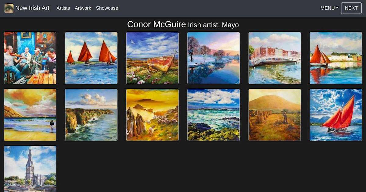 Irish artist - Conor McGuire - Mayo