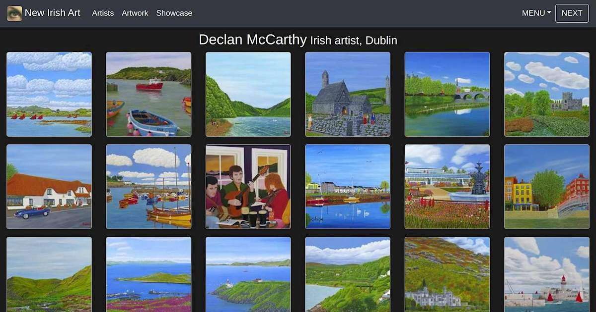 Irish artist - Declan McCarthy - Dublin
