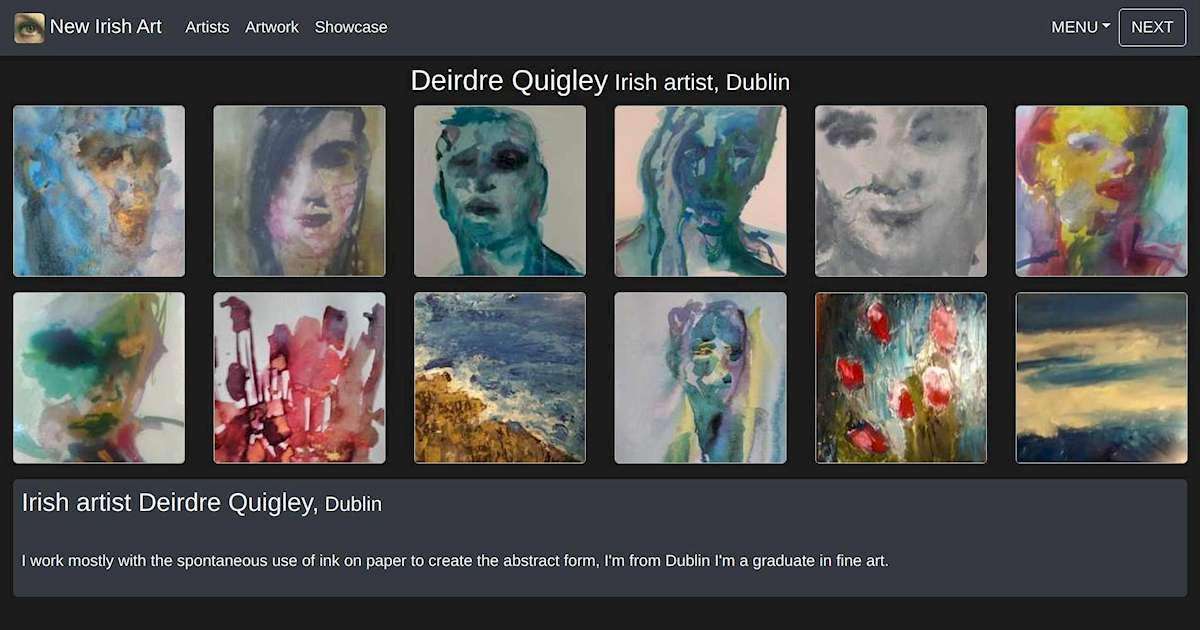 Irish artist - Deirdre Quigley - Dublin