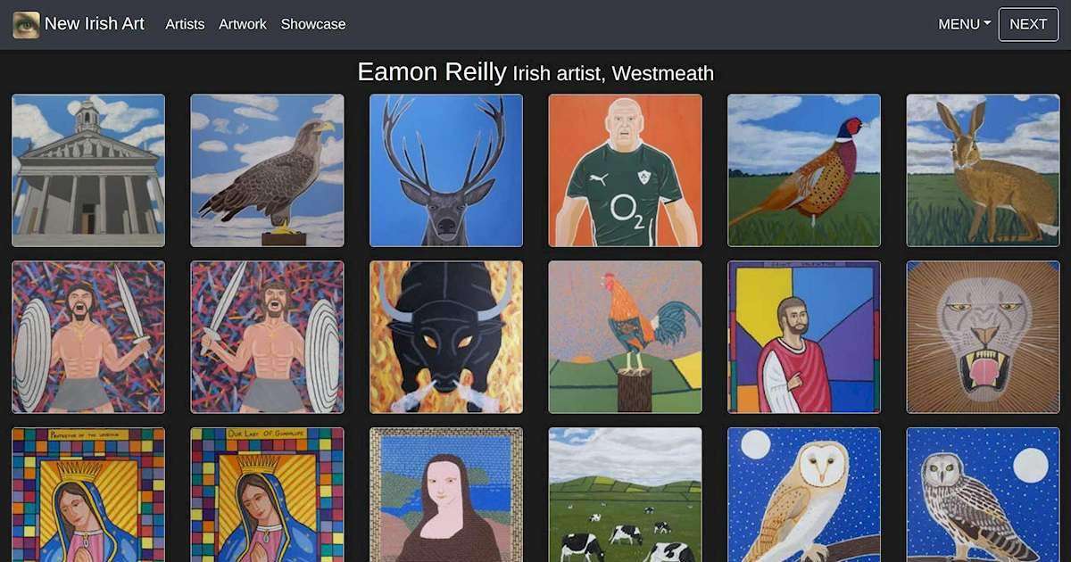 Irish artist - Eamon Reilly - Westmeath