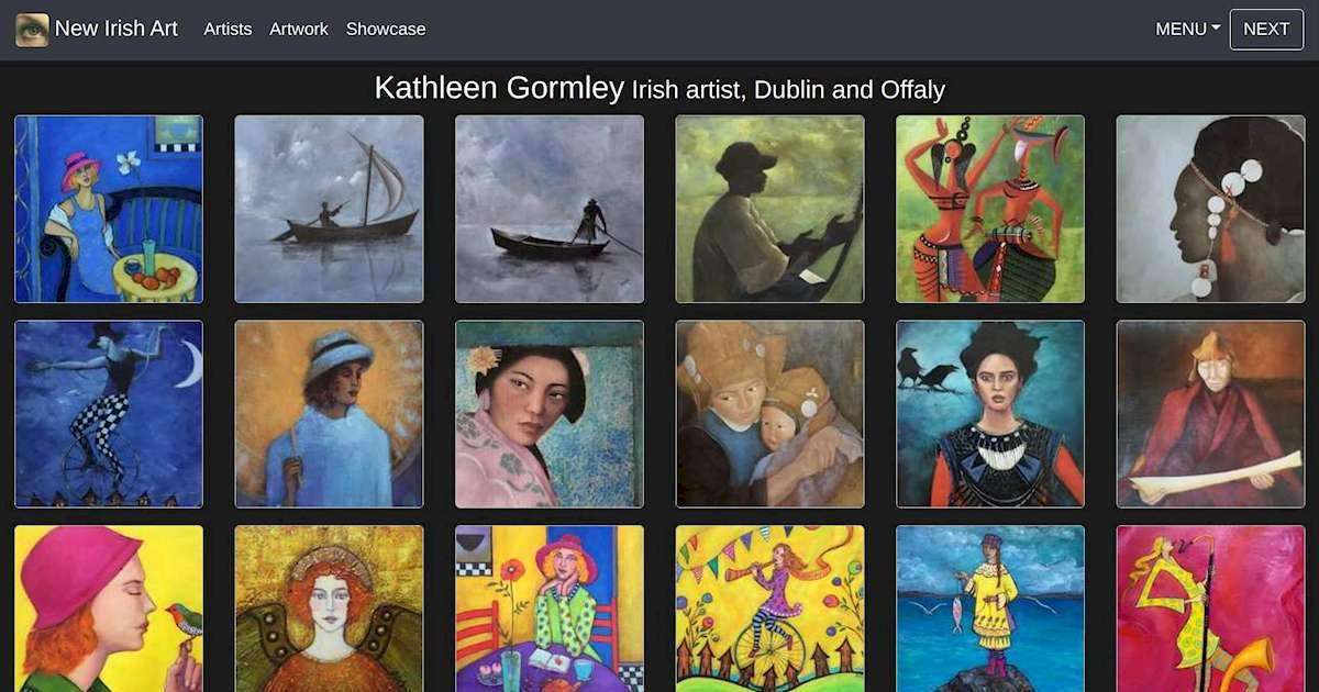 Irish artist - Kathleen Gormley - Dublin and Offaly