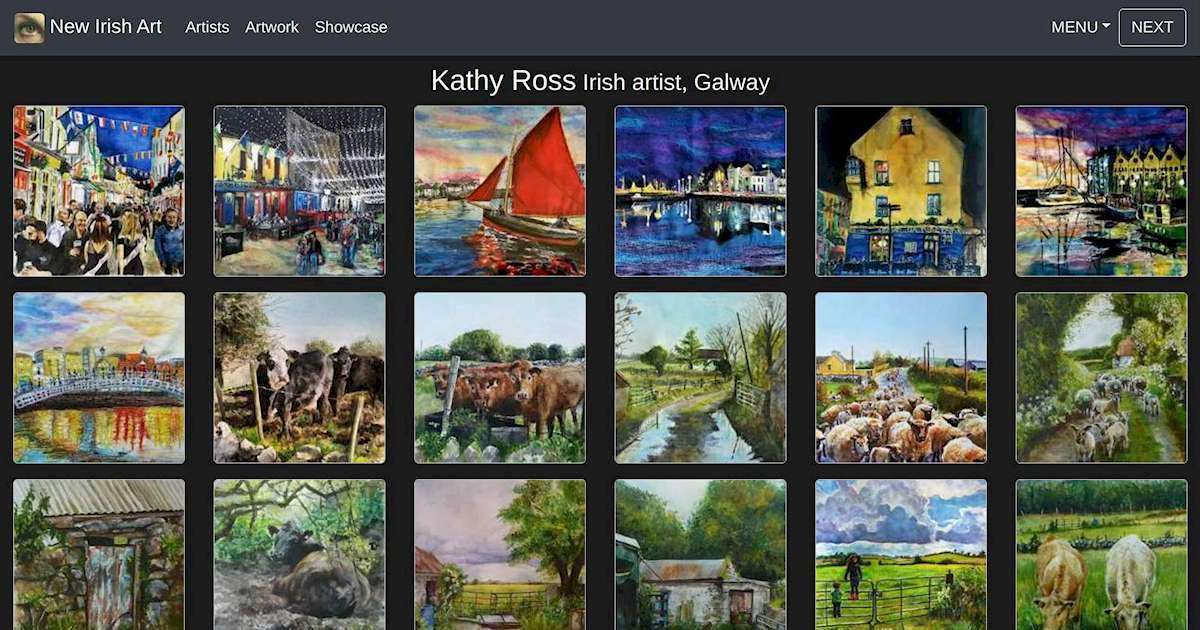 Irish artist - Kathy Ross - Galway