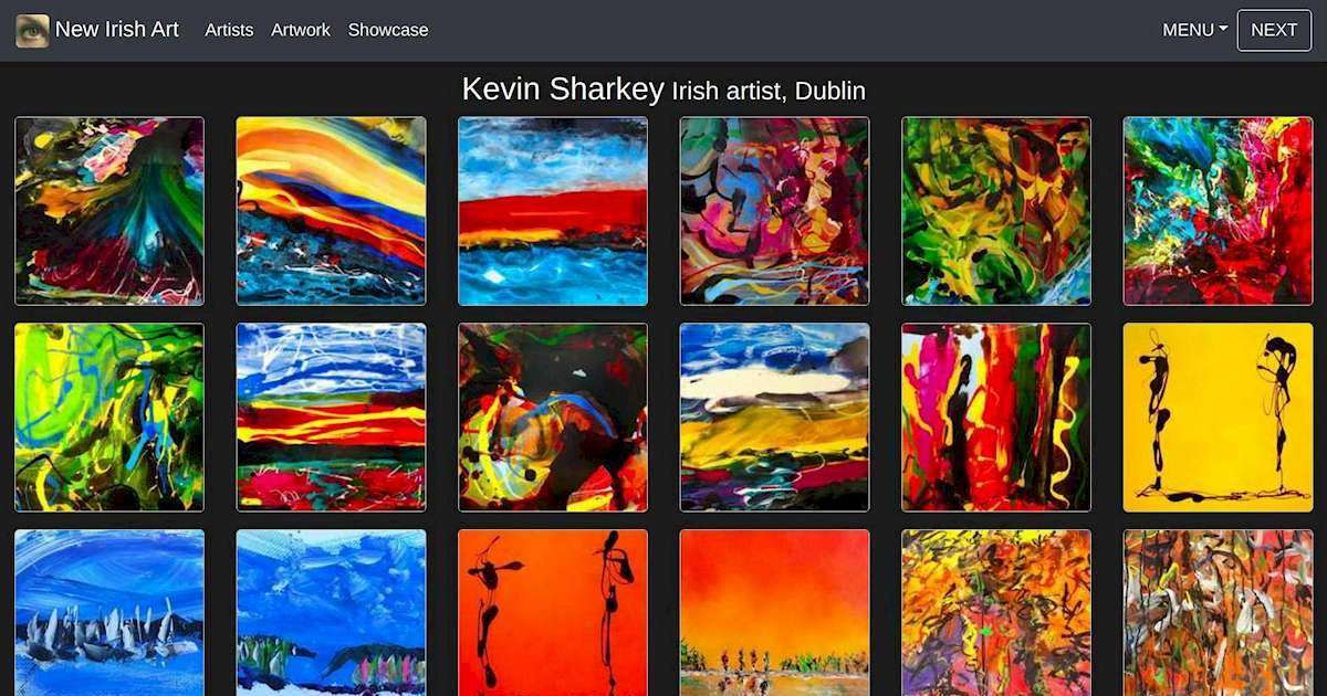 Irish artist - Kevin Sharkey - Dublin