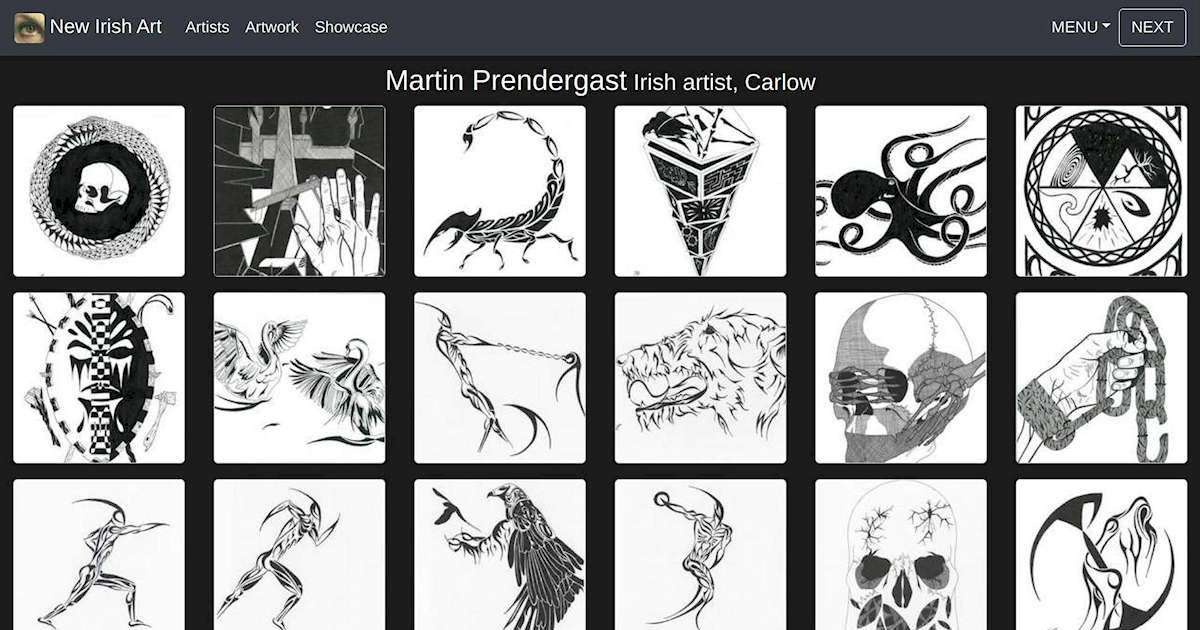 Irish artist - Martin Prendergast - Carlow