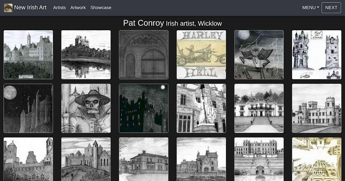 Irish artist - Pat Conroy - Wicklow