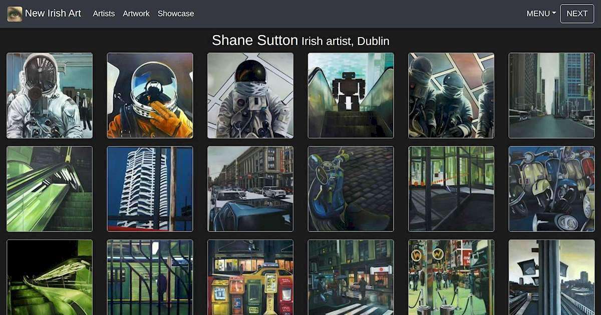 Irish artist - Shane Sutton - Dublin