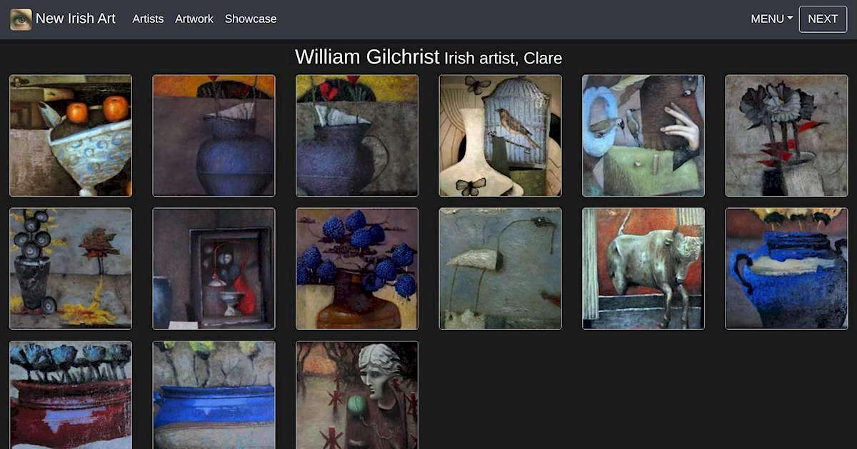 Irish artist - William Gilchrist - Clare