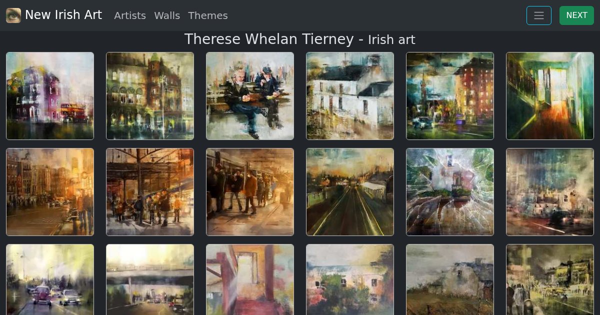 Irish Artist | Therese Whelan Tierney | Dublin and Roscommon