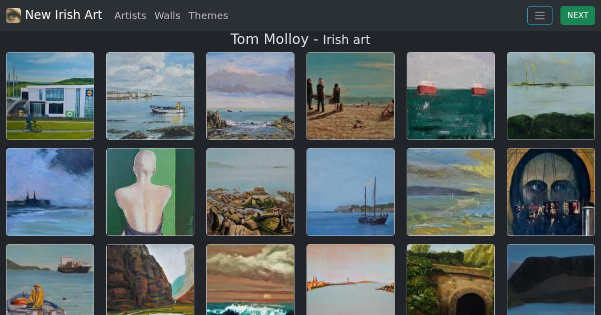 Irish Artist | Tom Molloy | Dublin